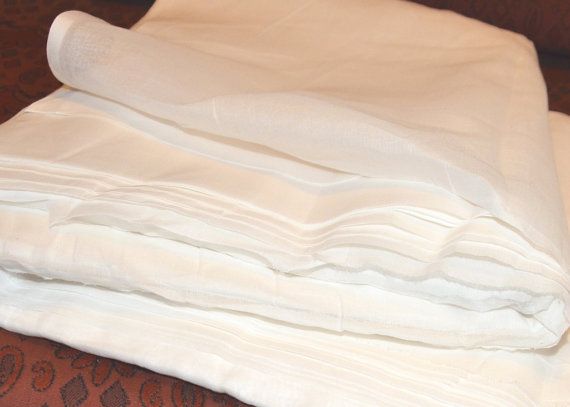 Bleached Fabric : 95 GSM, 65% Polyester / 35% Cotton, Bleached, Plain ...