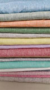 Linen fabric : 100 grams, 100% Linen, greige, dyed and yarn dyed, Leno ...