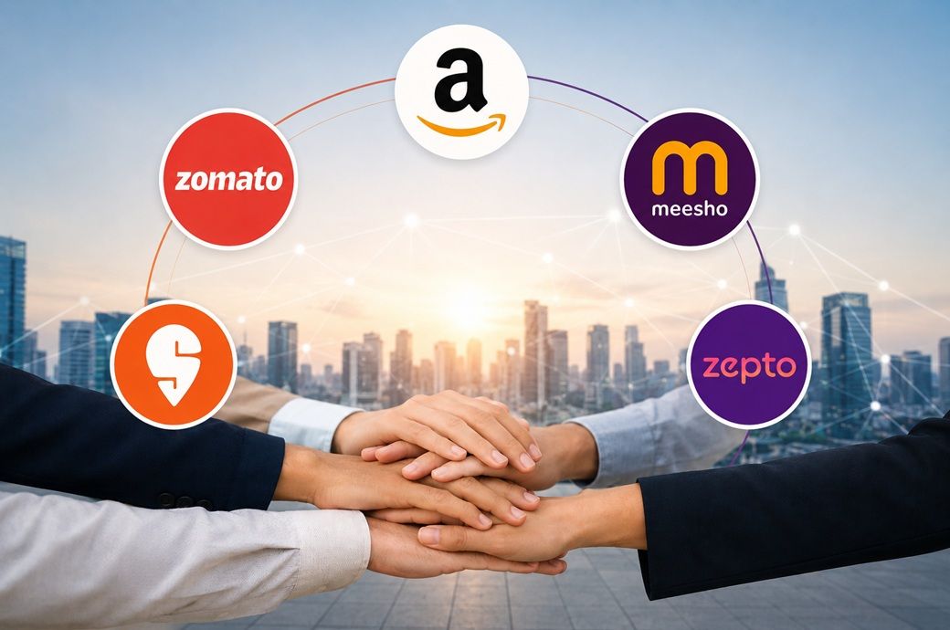 Eternal, Swiggy, Zepto, Amazon, Meesho form new industry body in India ...