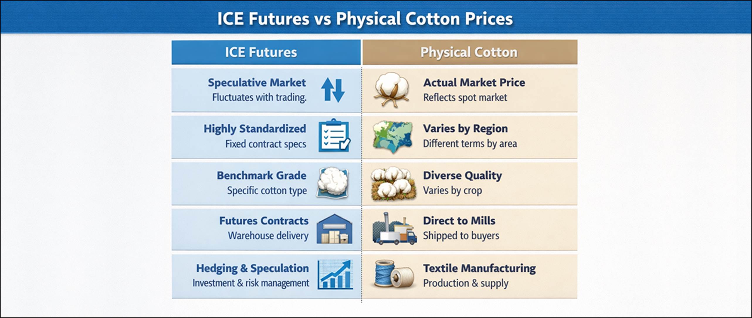 How ICE Cotton Prices Affect Physical Cotton Deals - Fibre2Fashion