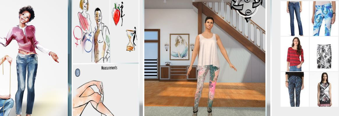Virtual Garment Simulation, Virtual garment design, animated virtual ...
