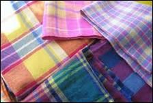 Madras Check Fabric, Madras Check Fabric Industry, Lightweight Cotton ...