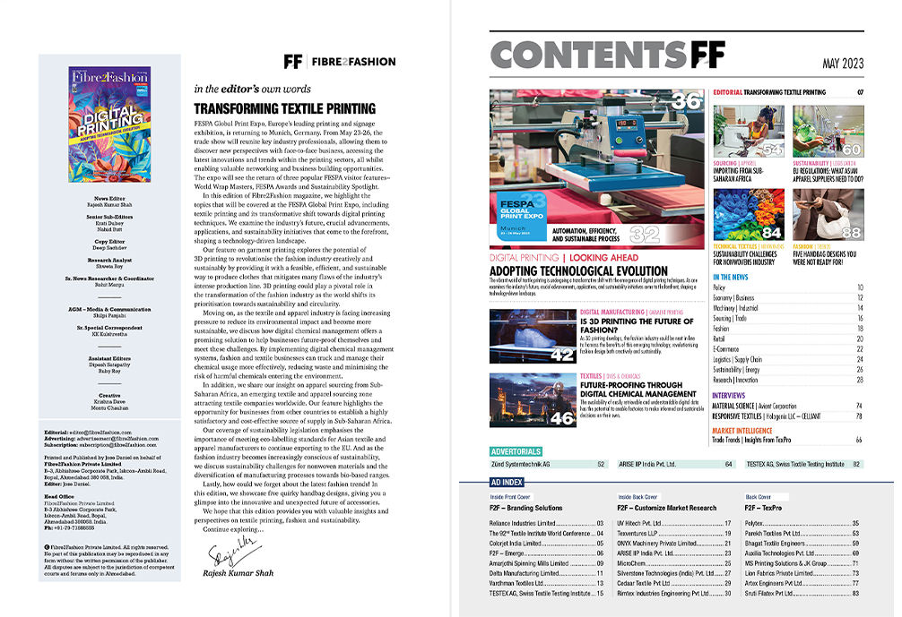 Leading Fashion and Textile Industry Magazine | Fibre2Fashion