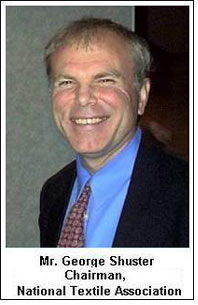 George Shuster to become Chairman of National Textile Association ...