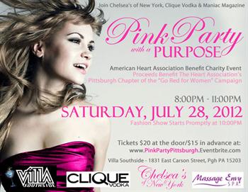 Pink Party with Purpose - Charity fashion show on July 28 - Fibre2Fashion