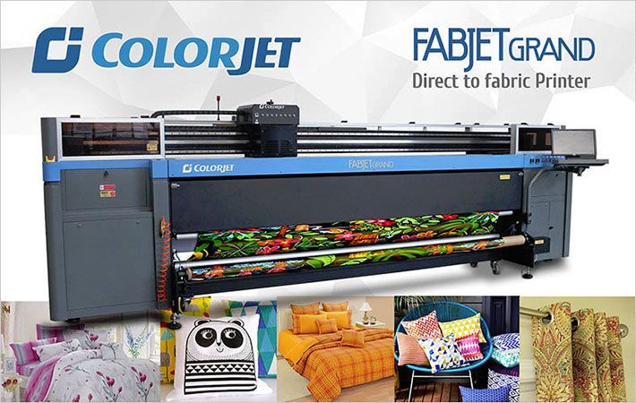 Colorjet showing Fabjet Grand printer at GTE 2016 - Fibre2Fashion