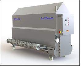 SETeMa's B-STeaM fixation unit, first shown at FESPA - Fibre2Fashion