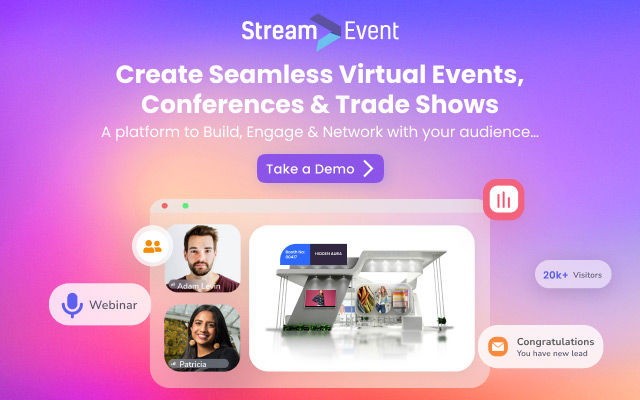 Virtual Platform for Events, Conferences, Trade Shows | StreamEvent