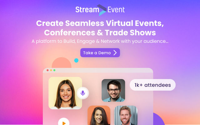 Virtual Platform for Events, Conferences, Trade Shows | StreamEvent